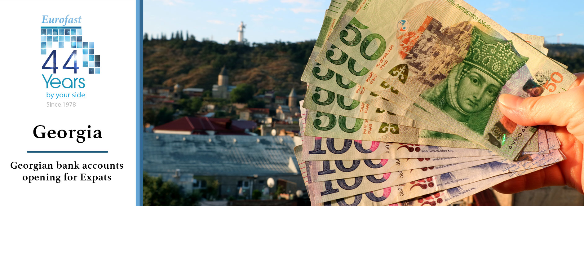 Georgian bank accounts opening for Expats - Eurofast